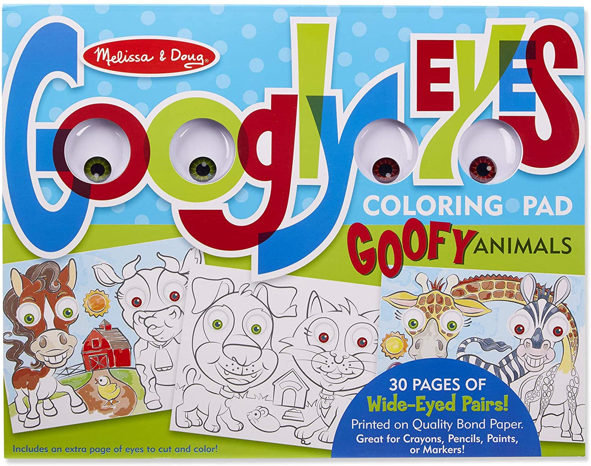 Googly Eyes Coloring Pad – Belles & Beaux®