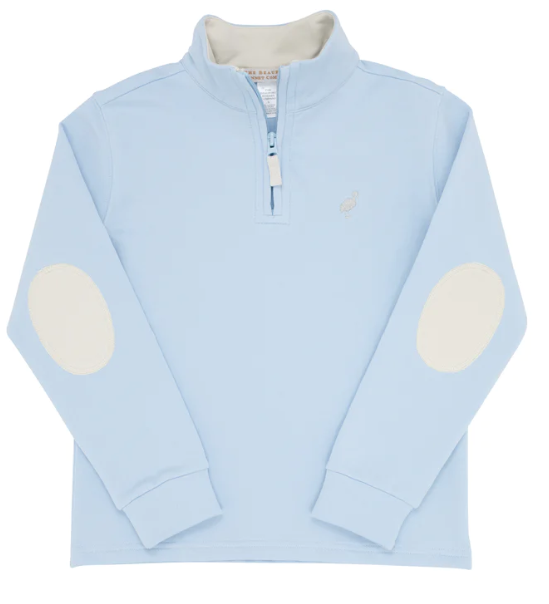 Hayword Half-Zip - Beale Street Blue With Saratoga Stone – Belles & Beaux®