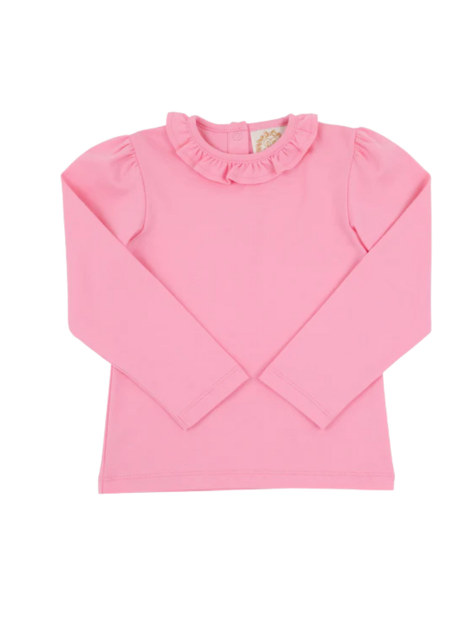 Reece Ruffle Top - Hamptons Hot Pink – Belles & Beaux®