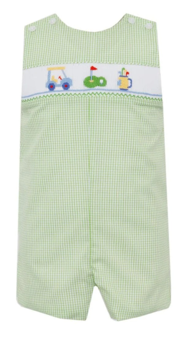 Green Check Golf Jon Jon – Belles & Beaux®