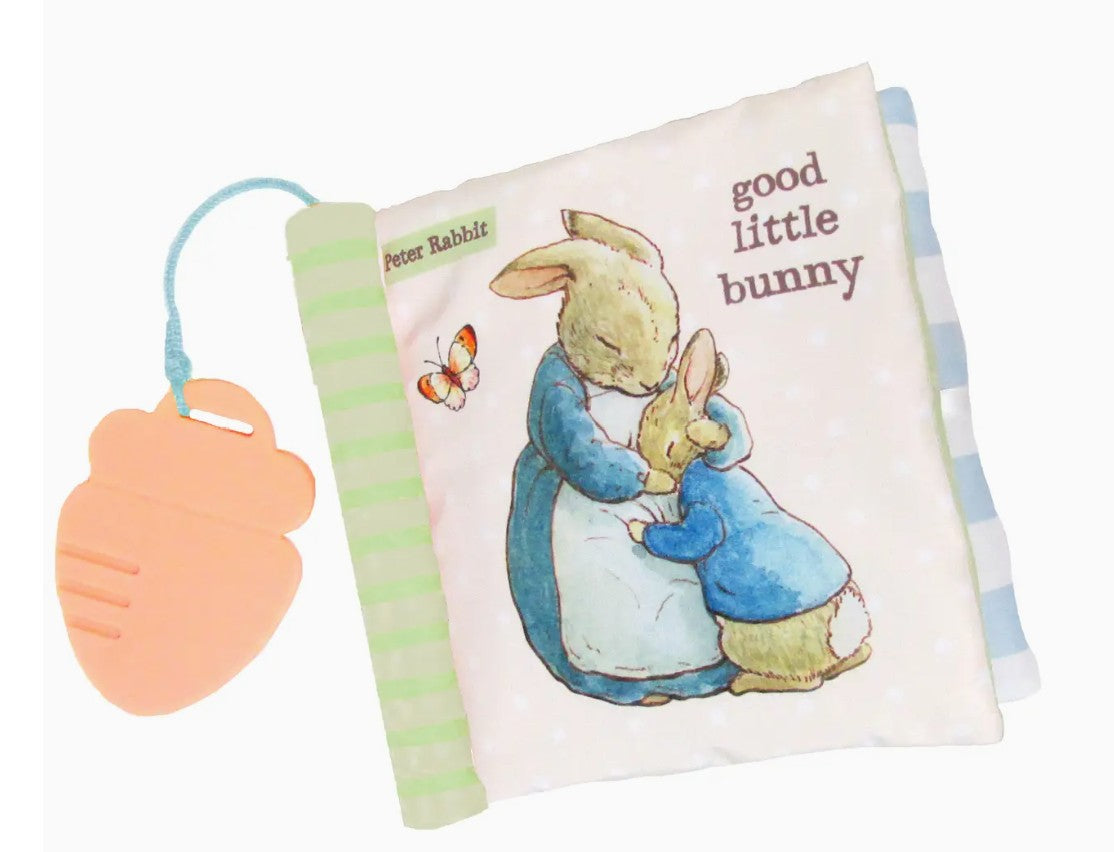 Beatrix Potter - Peter Rabbit Soft Book With Teether – Belles & Beaux®