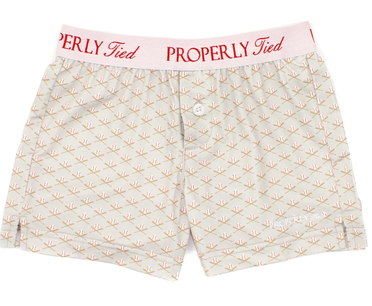 Baseball Shield Inlet Boxers – Belles & Beaux®
