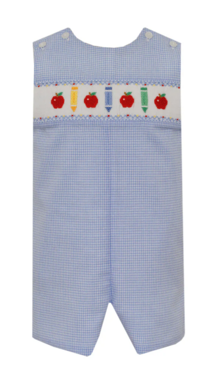 Blue Gingham Back To School Jon Jon – Belles & Beaux®