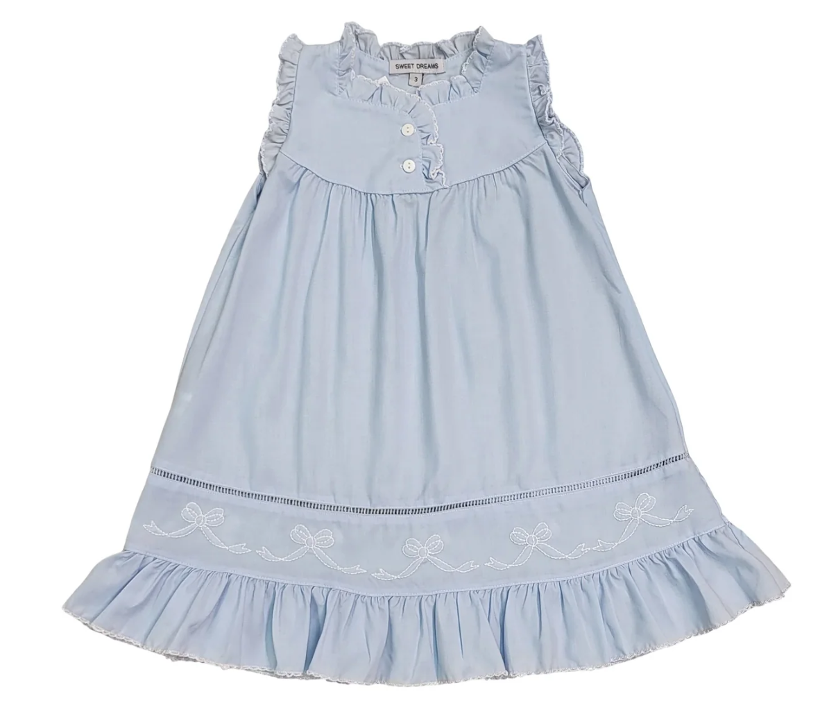 Shadow Stitch Embroidered Blue Gown – Belles & Beaux®