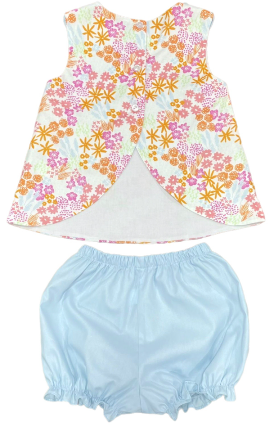Elizabeth Bloomer Set - At Sea Floral – Belles & Beaux®