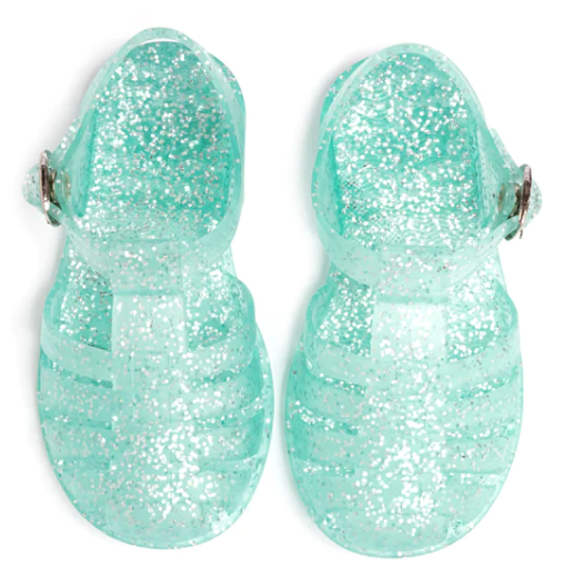 Uncle Rico Green Glitter Jelly Sandals – Belles & Beaux®