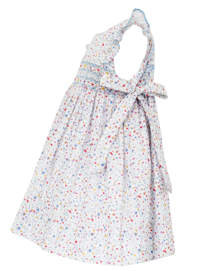 Olivia Liberty Print Sundress With Side Bows – Belles & Beaux®