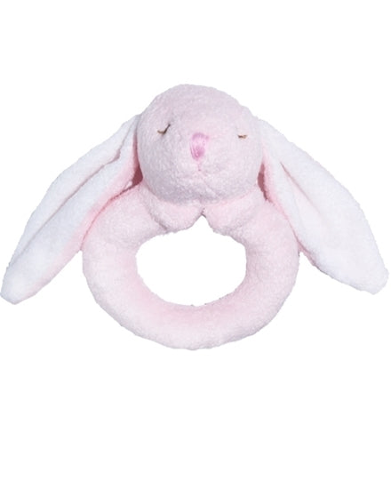 Pink Bunny Ring Rattle – Belles & Beaux®