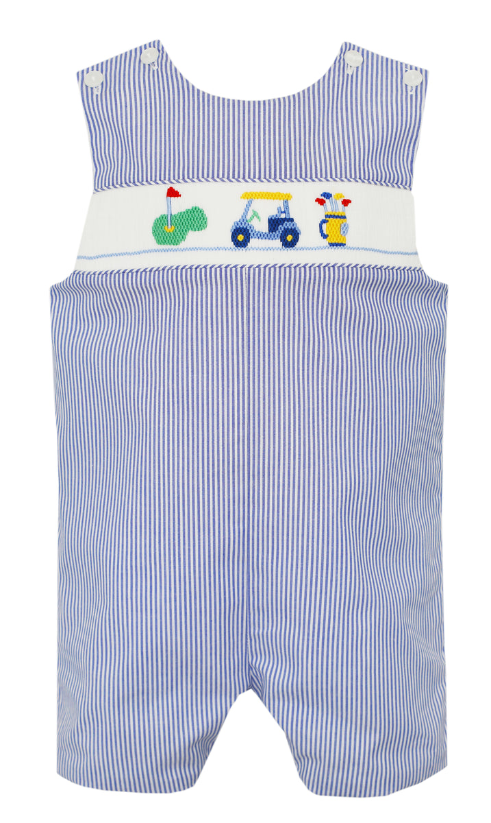 Royal Blue Stripe Golf Jon Jon – Belles & Beaux®