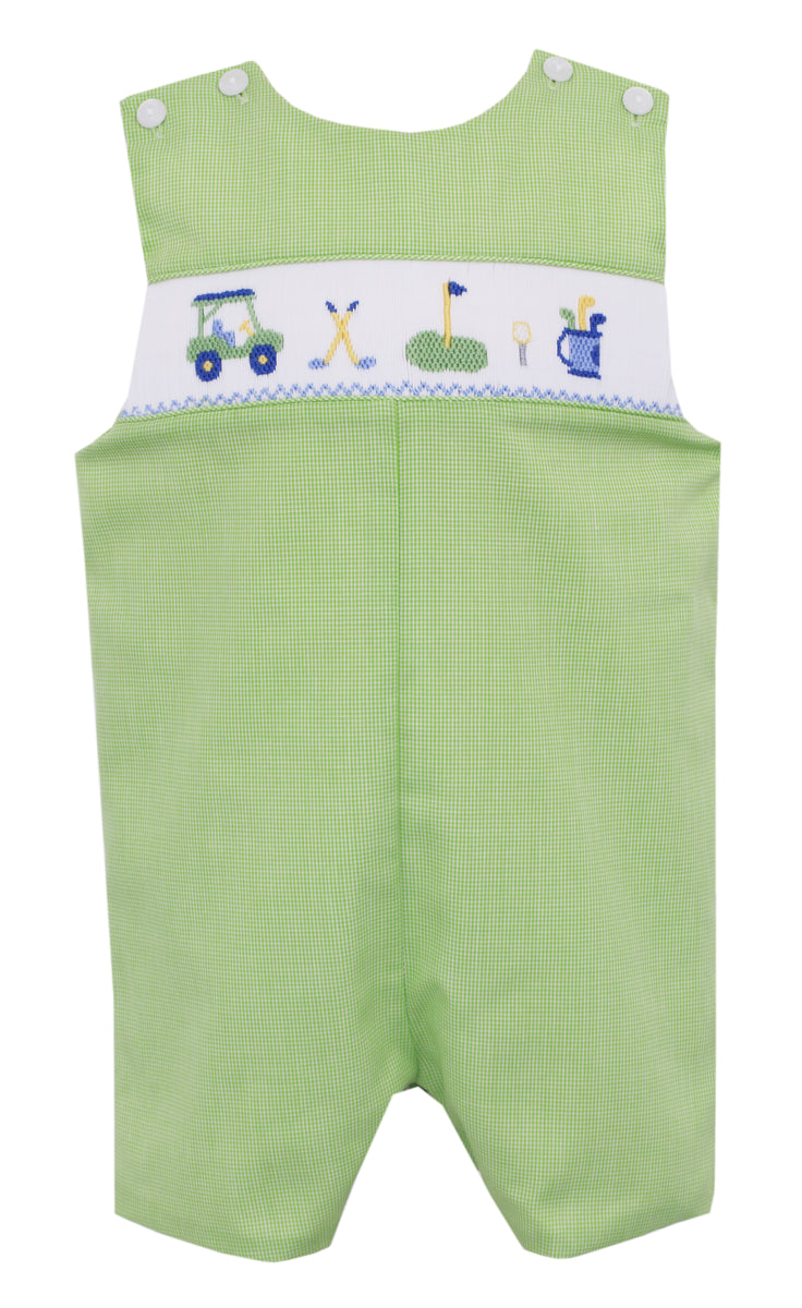 Green Check Golf Jon Jon – Belles & Beaux®