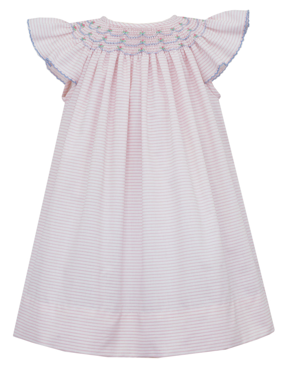Pink and White Stripe Angel Wing Bishop – Belles & Beaux®