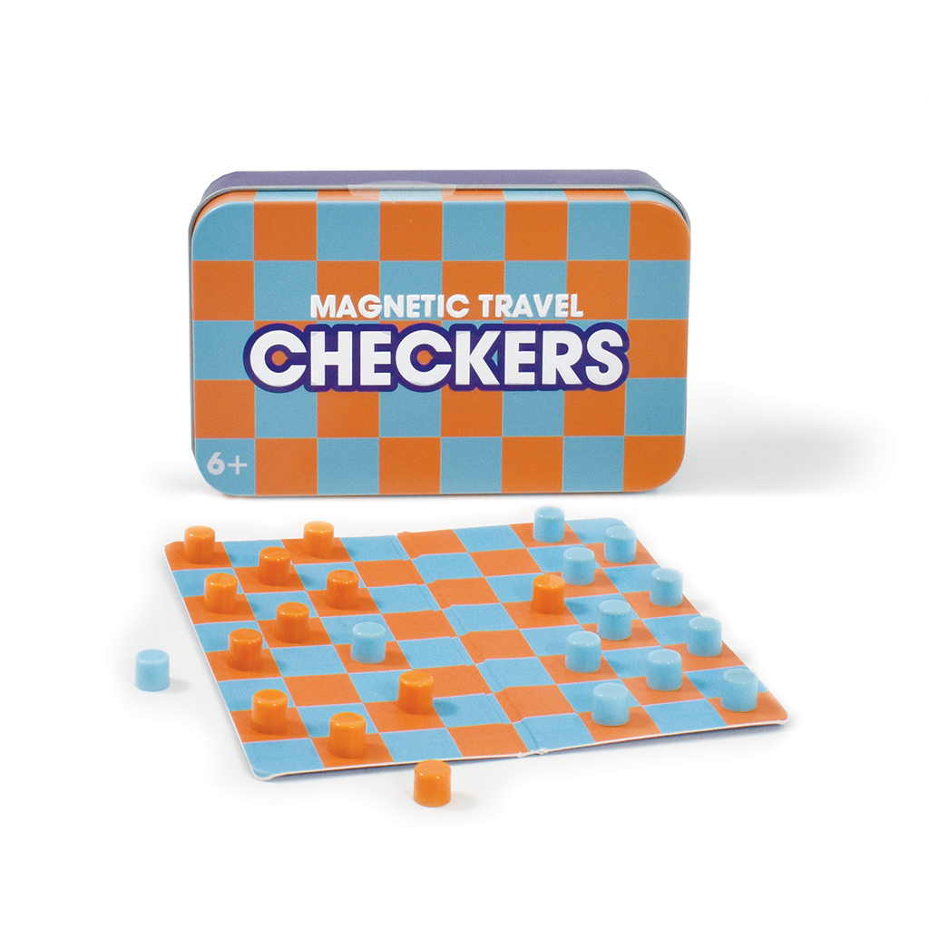 Checkers Magnetic Tin Travel Game – Belles & Beaux®
