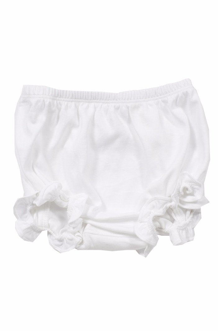 White Ruffled Bloomer – Belles & Beaux®
