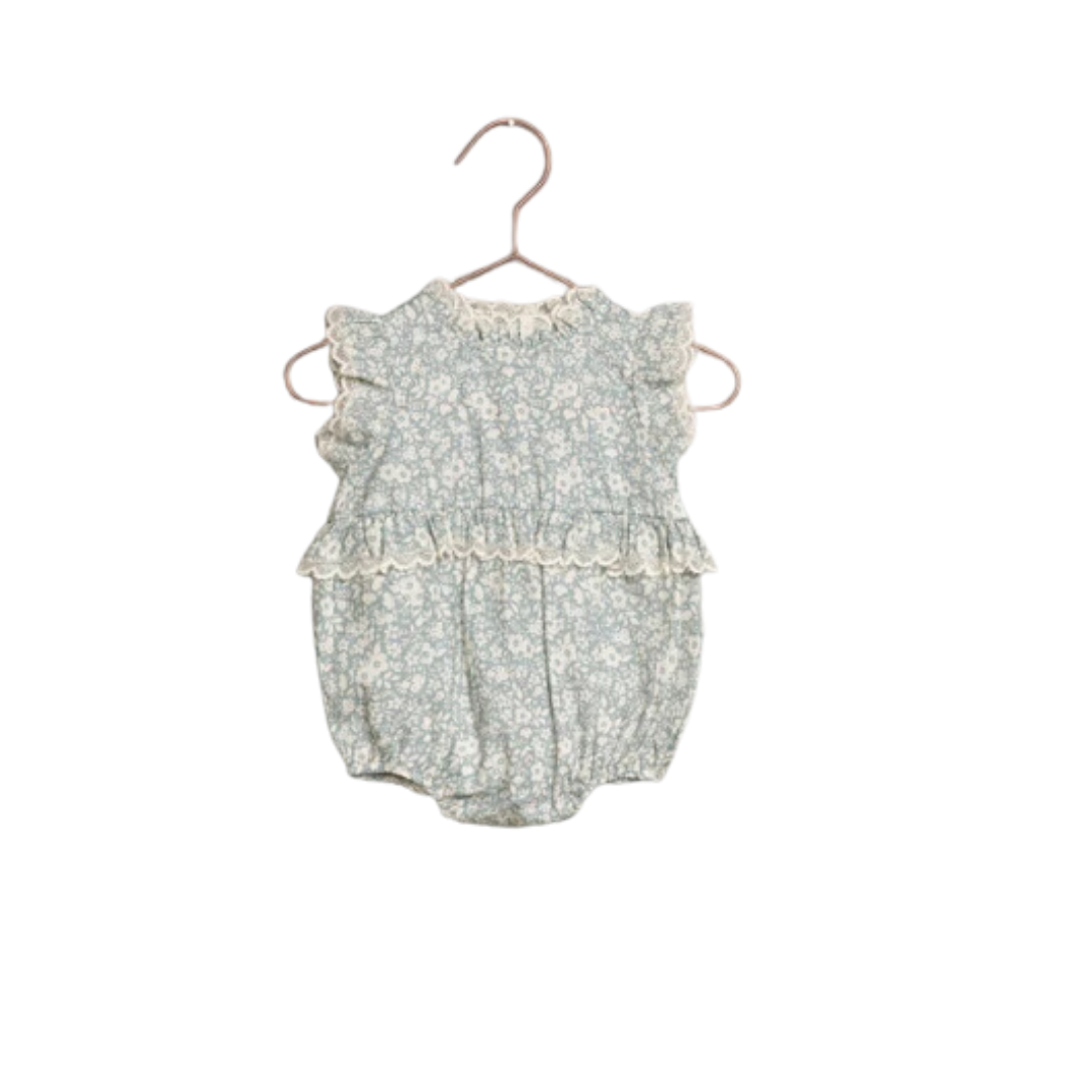 Alice Romper - Blue Floret – Belles & Beaux®