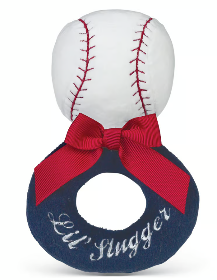 Lil' Slugger Baseball Ring Rattle – Belles & Beaux®