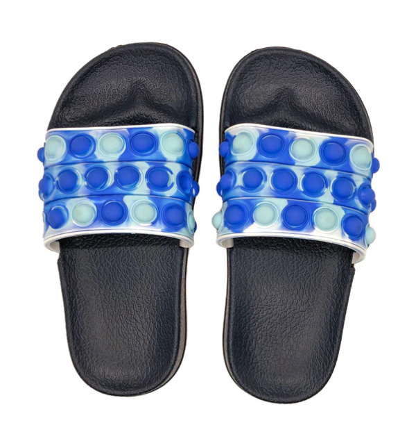 In & Out Blue Slides – Belles & Beaux®