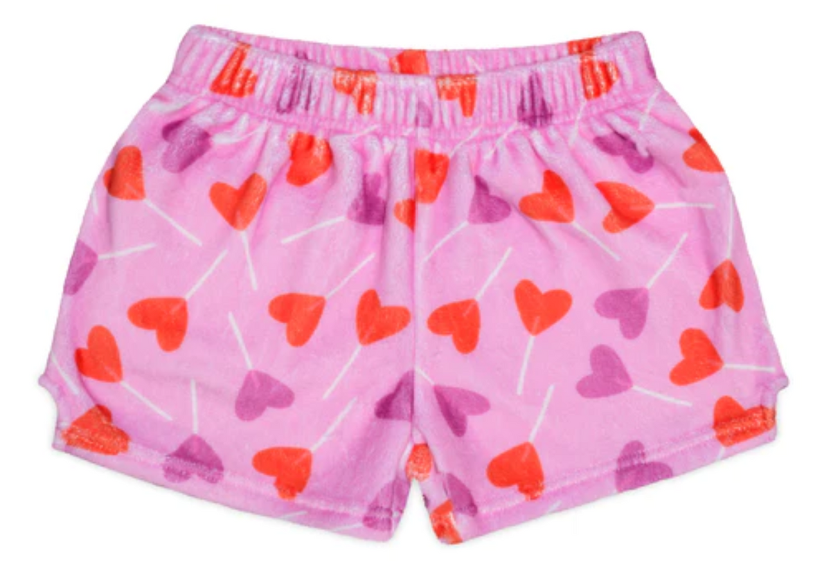 Heart Lollipops Plush Shorts – Belles & Beaux®