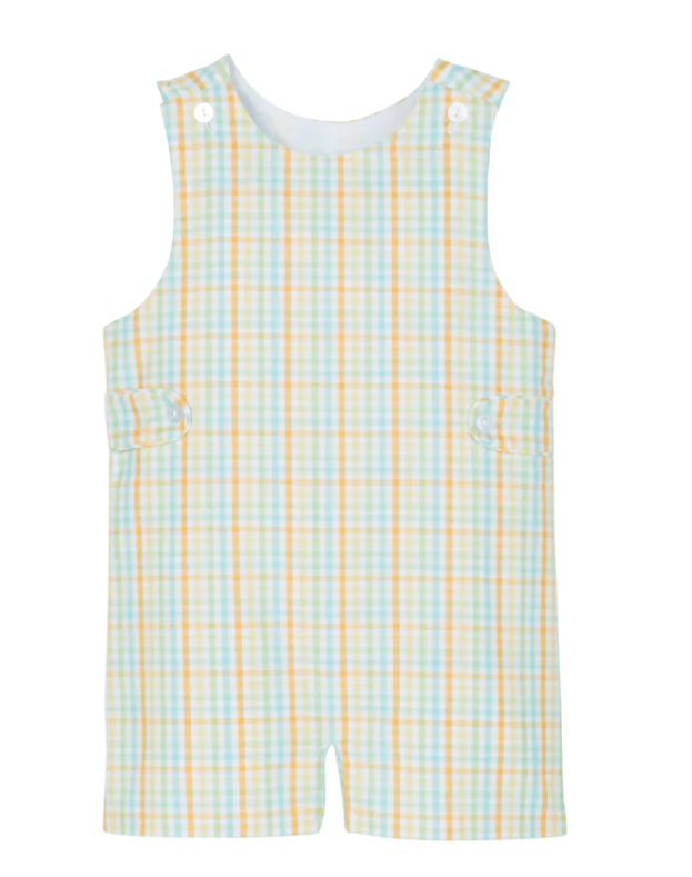 Preppy Check Gingham Button Tab John John – Belles & Beaux®