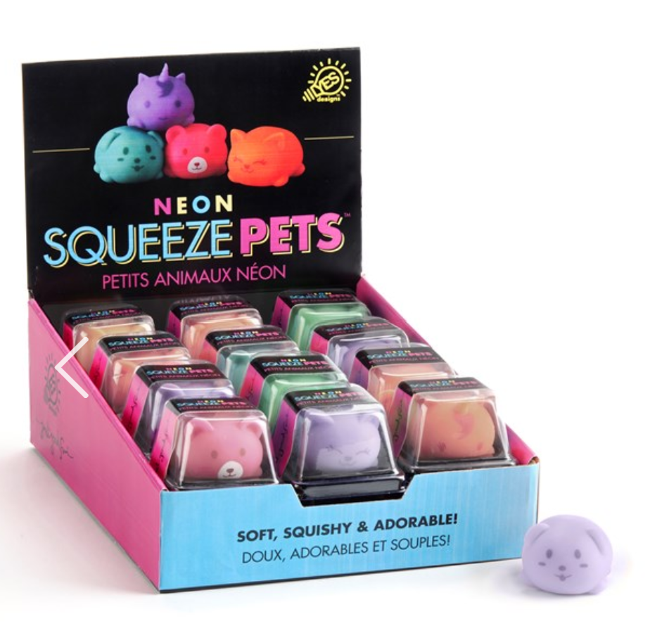 Mini Neon Squeeze Pet - Assorted – Belles & Beaux®