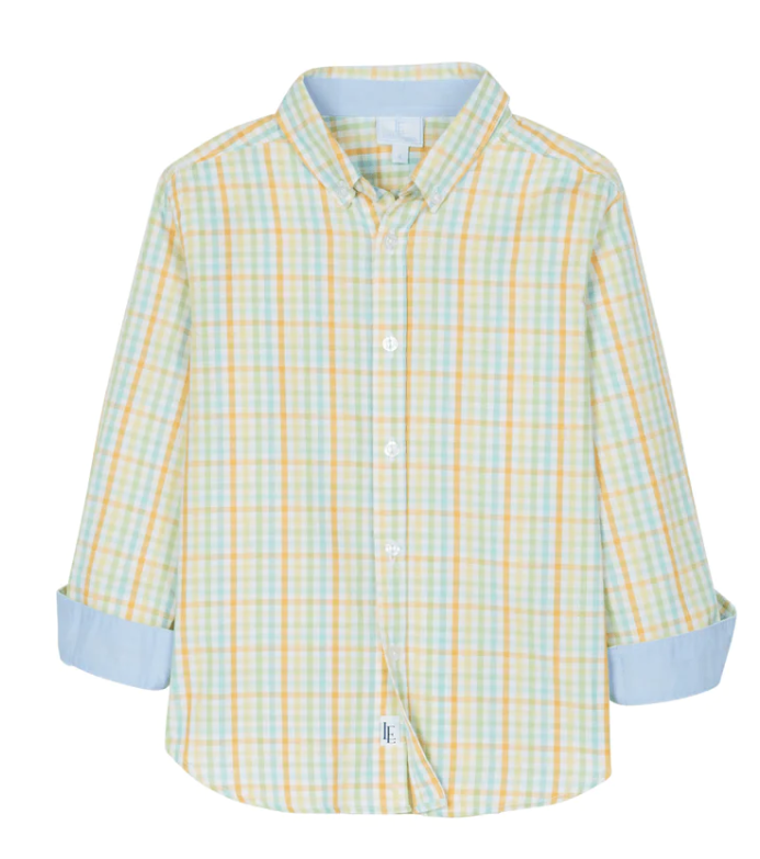 Preppy Check Button Down Shirt – Belles & Beaux®